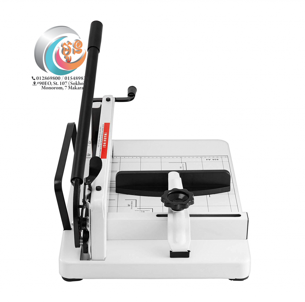 Paper Cutter (858 A4 Size) Industrial Heavy Duty Guillotine Trimmer ...
